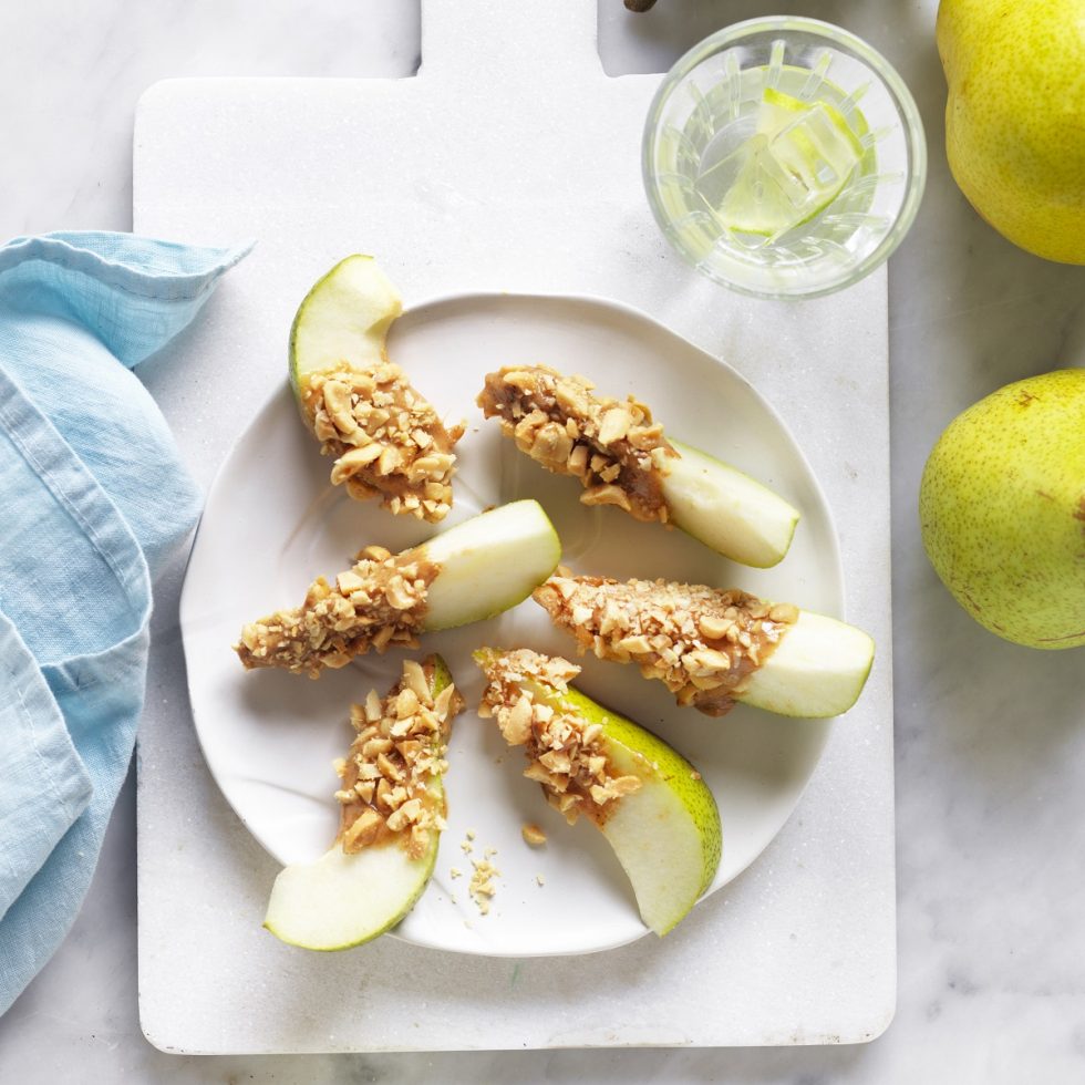 Nut butter and pear wedges | Australian Pears