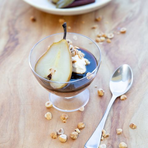 Dark Chocolate Mousse with Marsala Pears | Australian Pears